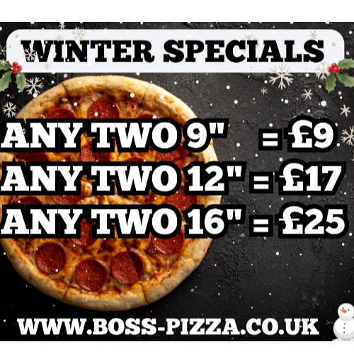 Pizza Delivery Menu | Boss Pizza Hamilton | Boss Pizza